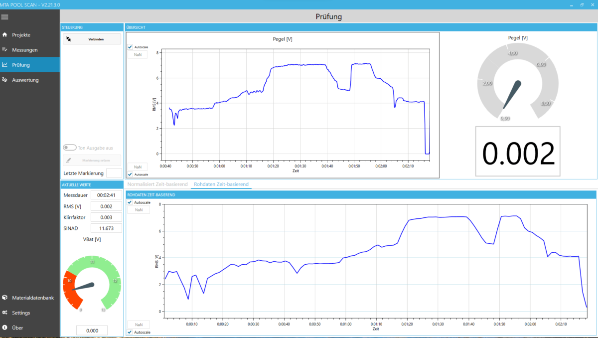 MTA Pool Scan - Effiziente und punktgenaue Leckageortung für Pools